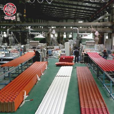 中国 factory direct sale  oem corrugated asa synthetic resin tile 3 layer asa roof tile asa roof sheet 販売のため