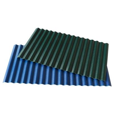 Cina Impresso sorga 3.0mm che il tetto ondulato blu riveste l'isolamento termico in vendita