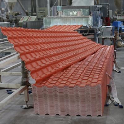 China ASA Synthetic Resin Roof Tile 3mm ondulado Heatproof para o parque de estacionamento à venda