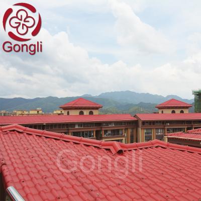 China Schokbestendig ASA Synthetic Resin Roof Tile, het Dakblad van pvc van B1 Plastic Te koop