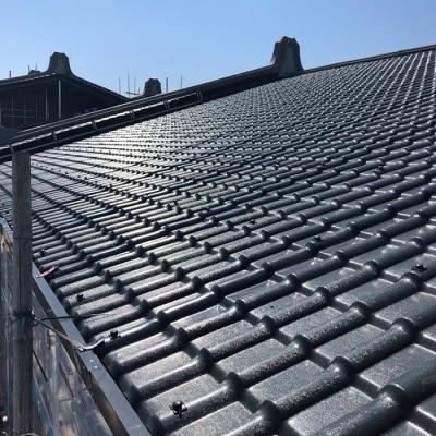 中国 Better Than Traditional Clay Tiles, Colored Stone Tile Is More Beautiful And Durable Building Material 販売のため