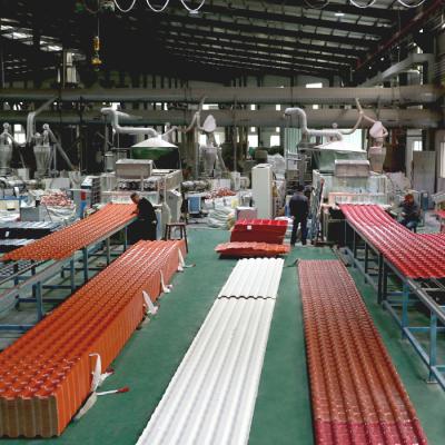 China Painel ondulado de superfície gravado do telhado do PVC, folha plástica do telhado do PVC de 2.3mm à venda