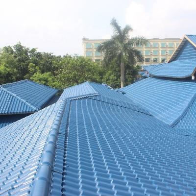 中国 健全な絶縁材ASAの合成樹脂の720mmのプラスチック屋根を付ける鉄片を屋根瓦 販売のため