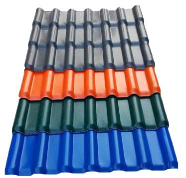 Cina 1.74g/Cm3 di plastica ignifugo ASA Synthetic Resin Roof Tile per la tettoia in vendita