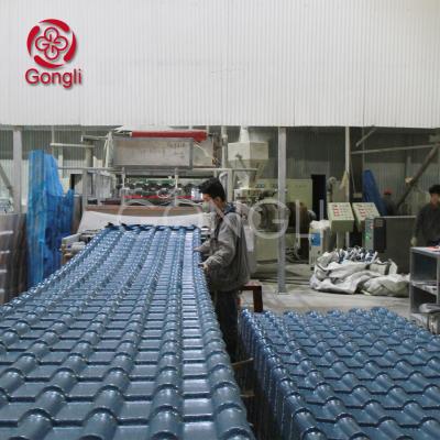 Cina Mattonelle di tetto di plastica del PVC di anti corrosione 2.8mm per la costruzione della costruzione in vendita