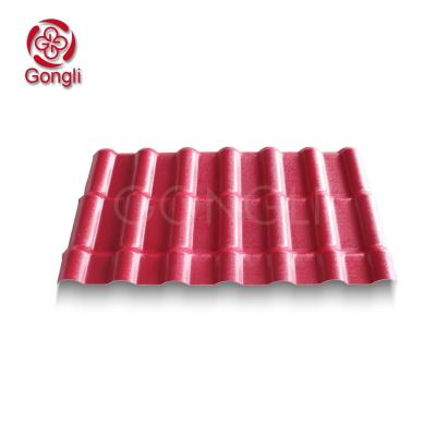 Cina Solid Option Durability  Polyvinyl Chloride Roof Tiles For Restaurants in vendita