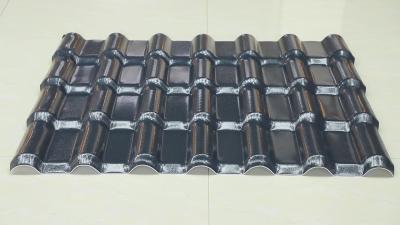 China ODM ASA Synthetic Resin Roof Tile ignífugo Grey Colour en venta
