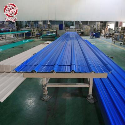 Cina Il blu del trapezio APVC ha ondulato gli strati coprenti di plastica riscalda isolato in vendita