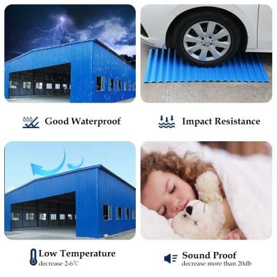 Cina Strato coprente termoresistente della resina del PVC del ODM Wave impermeabile in vendita