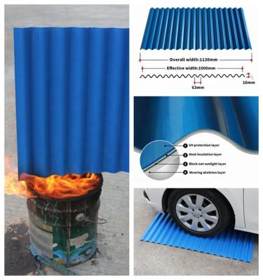 Cina Long span corrugated  color coated  pvc roofing sheet anti-corrosion pvc trapezoid roof tile in vendita