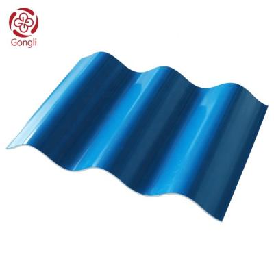 Cina Bulk custom pvc telha de plstico waterproof UPVC wave roofing panel for dindustry workshop in vendita