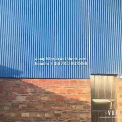 Cina Eco-friendly UV protection PVC plastic  corrugated roof shingle tile in vendita