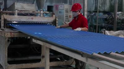 Cina water proof  UPVC warehouse roofing  corrugated wave plastic  roof sheet for house in vendita