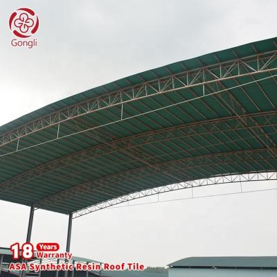 Cina Excellent weather resistant performance pvc roofing sheet corrugated pvctile roof panel in vendita