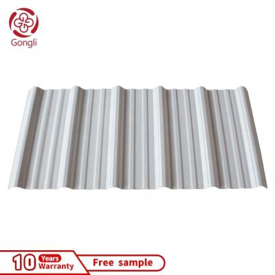 Cina Insulation plastic PVC tile trapezoidal long span  Teja PVC in vendita