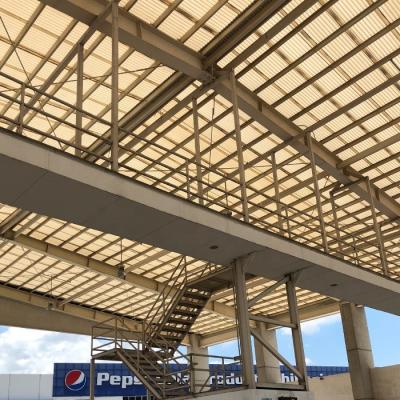 Cina Insulation plastic PVC tile trapezoidal long span  Teja PVC in vendita