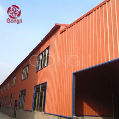 Cina Light weight plastic weather resistant performance pvc trapezoid roof shingles sheet in vendita