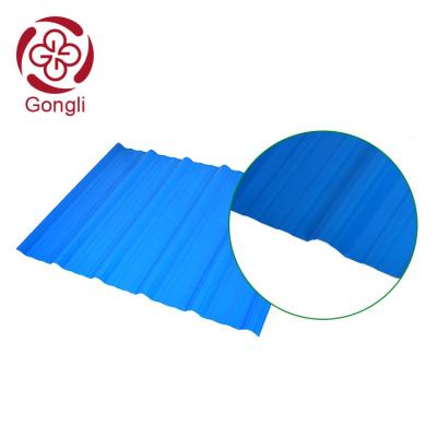 China Het geluiddichte UPVC-Trapezoïde van Dakwerktegels 10 Voet-het Dakcomités van pvc Te koop