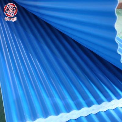 China Corrosiebestendig Plastic 2.5mm UPVC Dakwerkblad voor Loods Te koop