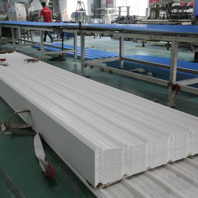 China UPVC à prova de choque que telha a folha, painel ondulado do telhado do PVC de 3mm à venda