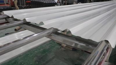 Cina Certificazione di plastica ondulata verde del CE dello strato del tetto di mattonelle delle ville UPVC in vendita