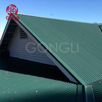 Cina Strato del tetto del PVC del trapezio asa, pannello resistente UV del tetto del PVC da 12 Ft in vendita