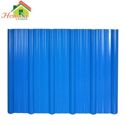 China Eco-Friendly Excellent anti-load performance Spanish APVC Synthetic Resin Roof Tile à venda