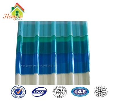 Cina Corrugated  colorful Fibreglass FRP Transparent  Roofing Sheets in vendita