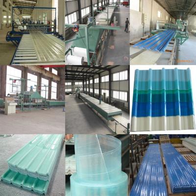 Cina Corrugated  colorful Fibreglass FRP Transparent  Roofing Sheets in vendita