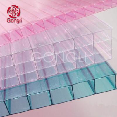 Cina Certificazione vuota ignifuga dello SGS dello strato del policarbonato di 6mm Multiwall in vendita