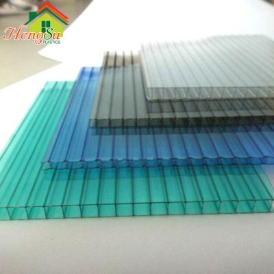 Cina For Greenhouse,Swimming Pool Roof,Hollow Polycarbonate Sheet/ PC Sheet Sample Can Be Delivered In 3-5 Days 1.5mm~10.0mm in vendita