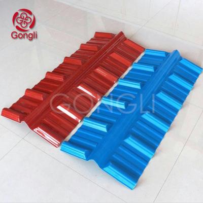 Cina Il trapezio normale delle mattonelle ha modellato UPVC che copre la serie completa della prova di fuoco dello strato B1 in vendita