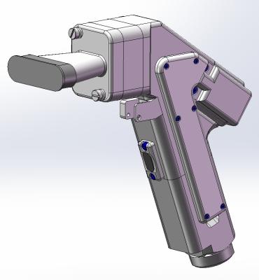 Cina pulitore tenuto in mano tenuto in mano 500w della ruggine del laser di 50mm in vendita