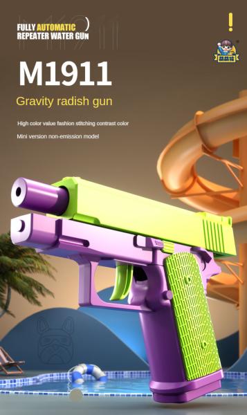 Quality Mini pistol adult decompression toy gravity radish grab for sale