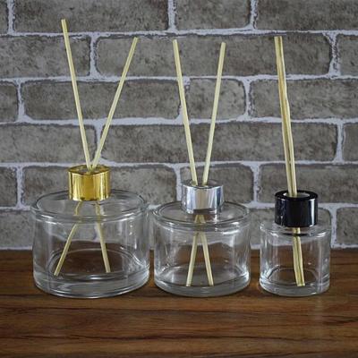 China Wholesale 50ml/100ml/150ml Transparent Glass Perfume Reed Aroma Diffuser Bottle for sale