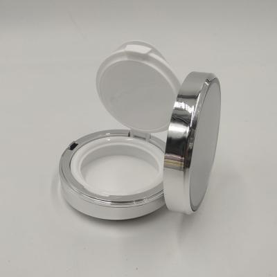 China 15g White Silver Edge Cosmetic Packaging Air Cushion Container Foundation Bb Cream Box for sale
