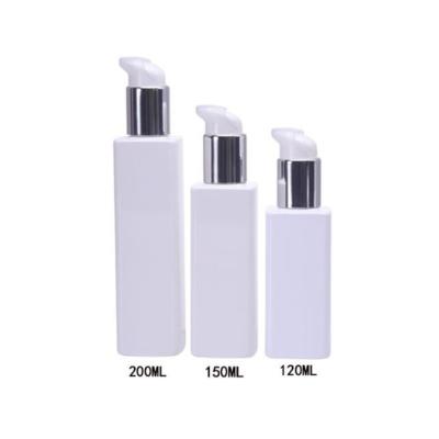 China Low MOQ Square Shape Bottle 100ml 120ml 150mlPET Plastic Packaging for Shampoo for sale