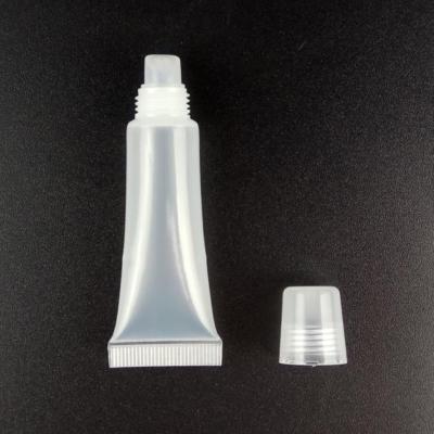 China Wholesale Free Sample 10ml Lip Balm Transparent Tube Packaging for sale