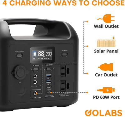 Cina La Banca portatile 110v 204Wh di potere della centrale elettrica di MP500 1000w Lifepo4 in vendita