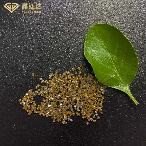 1.0mm To 4.0mm HPHT Monocrystalline Diamonds Yellow High Pressure High Temperature