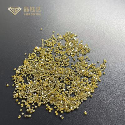 Cina industriale monocristallino giallo dei diamanti di 2mm HPHT in vendita