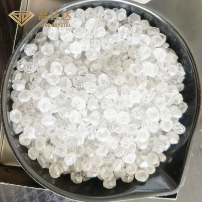 Cina Diamante non tagliato del laboratorio 1ct dei diamanti sviluppato laboratorio ruvido bianco di Hpht di colore in vendita