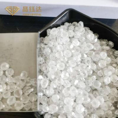 Cina Diamante non tagliato del laboratorio 1ct dei diamanti sviluppato laboratorio ruvido bianco di Hpht di colore in vendita
