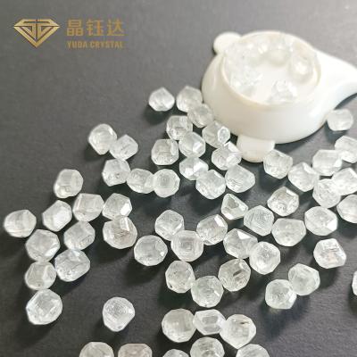 China Big Size1-1.5 Carat Rough Lab Grown Diamonds HPHT CVD White Rough Diamond for sale
