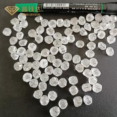 Cina DEF colorano il diamante grezzo sviluppato laboratorio non tagliato VVS di HPHT CONTRO chiarezza 3.0ct 5.0ct di SI in vendita