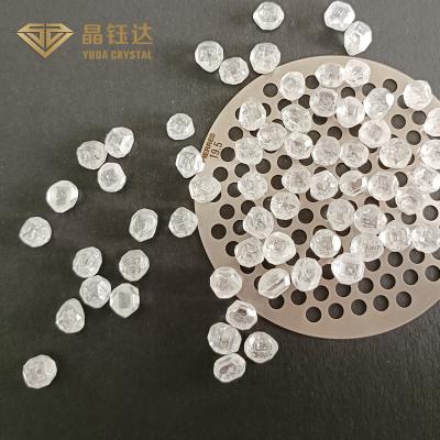 Cina 3,0 il giro sviluppato laboratorio non tagliato di carati HPHT modella l'alta pressione sintetica naturale dei diamanti in vendita