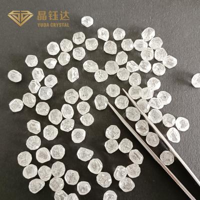 中国 総合的な実験室によってDef小型の白い色のHphtの育てられる荒く切られていないダイヤモンド 販売のため