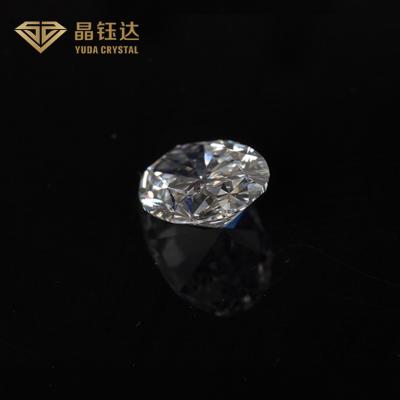 Cina 1.0 a 2.0ct HPHT Gia Diamante Laboratorio Cresciuto Bianco Forma Ovale Libera Taglio Raffinato in vendita