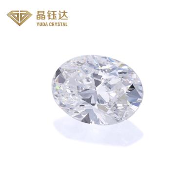 Witte Ovale Vorm Igi Gia Certified Lab Grown Diamonds 1 Karaat Buitensporige Besnoeiing