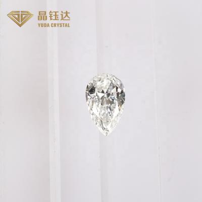 Cina VVS CONTRO colore Diamond Pear Cut Diamond sciolto bianco sviluppato laboratorio di chiarezza DEF in vendita